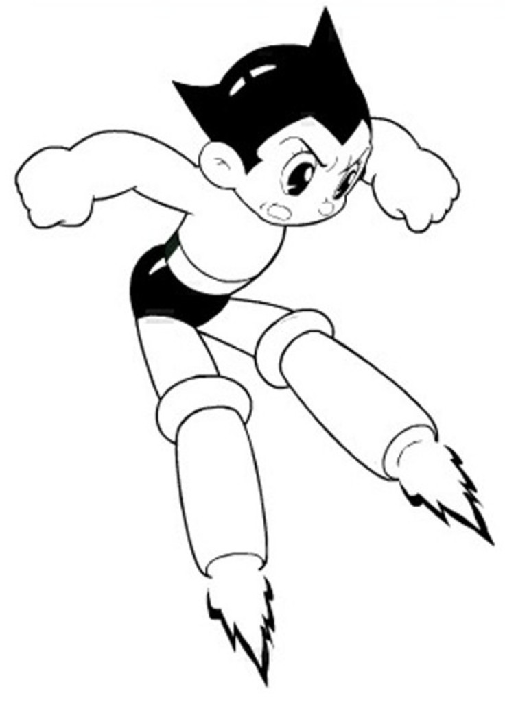 Astro Boy coloring pages 7 – Free Printables