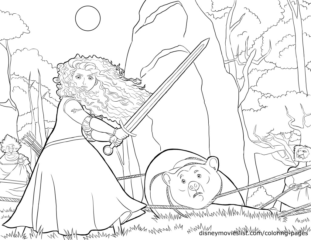 Story of a courageous girl Brave 22 Brave coloring pages - Magic ...